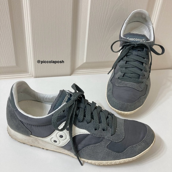 Saucony | Shoes | Saucony Bullet Gray White Low Top Running Shoes ...